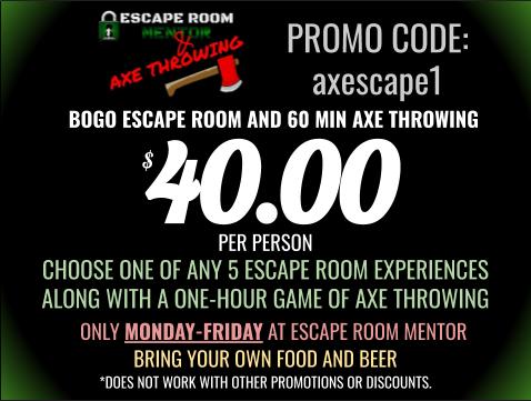 Coupon 1 | Escape Room Cleveland